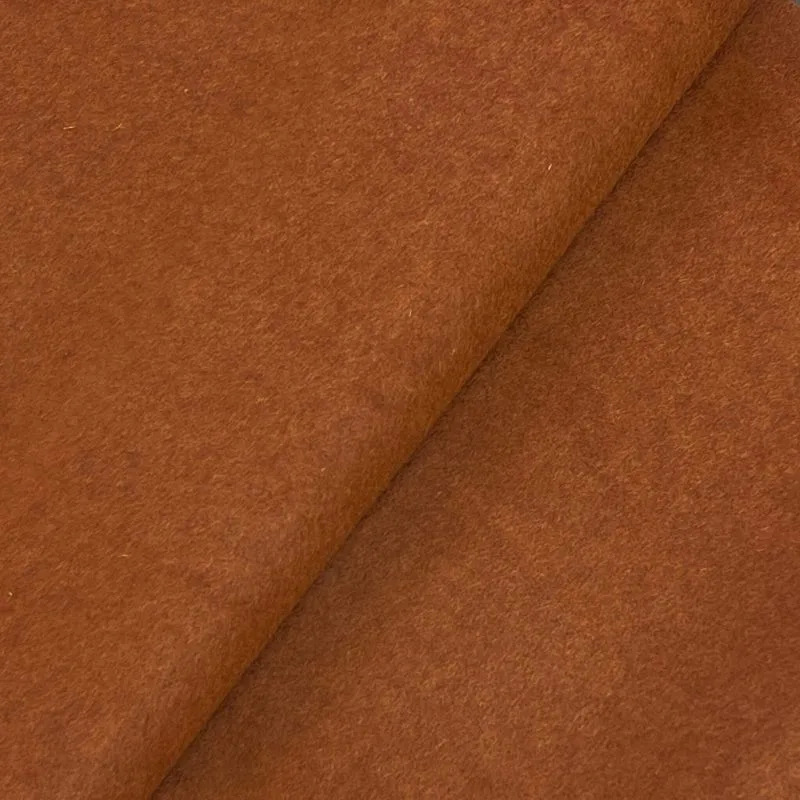 Burnt Orange Wool/Cashmere Fabric - B. Black & Sons Fabrics | The ...